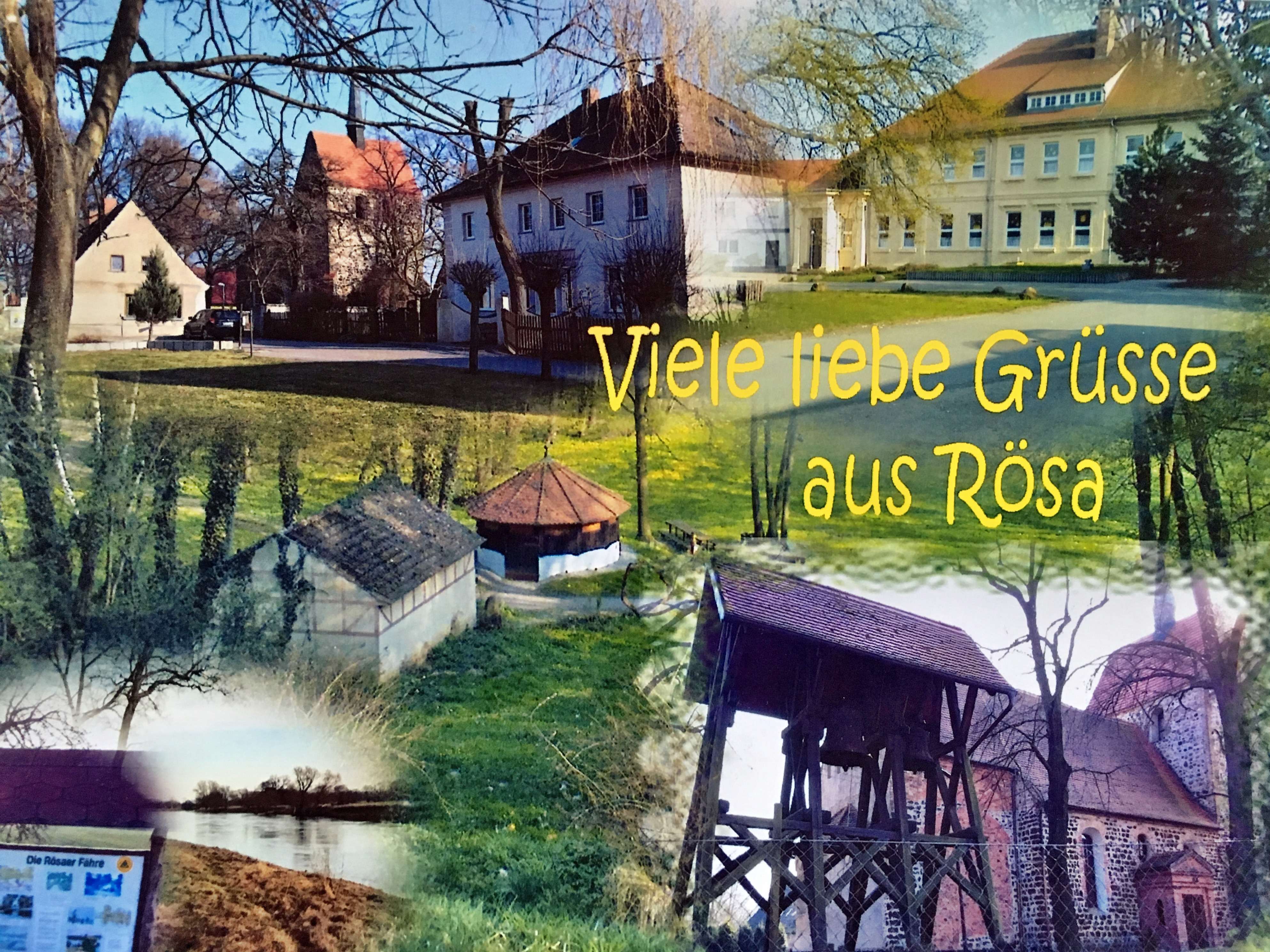 Viele Liebe Grüße aus Rösa